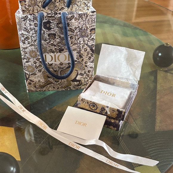 Dior | Bags | Dior Gold And Silver Gift Bag Gift Box Gift Pouch | Poshmark